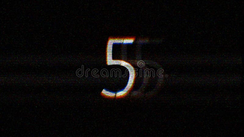 Countdown Numbers from 10 To 1. Animation Stock Footage - Video of ...