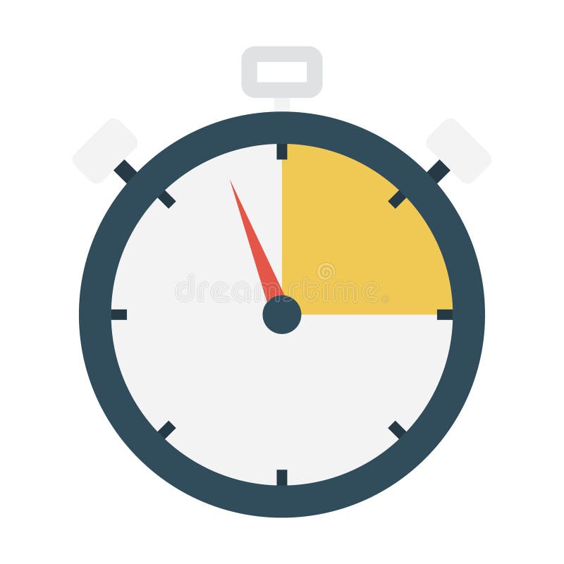 Countdown Reception Vector Flat Icon Stock Illustration - Illustration ...