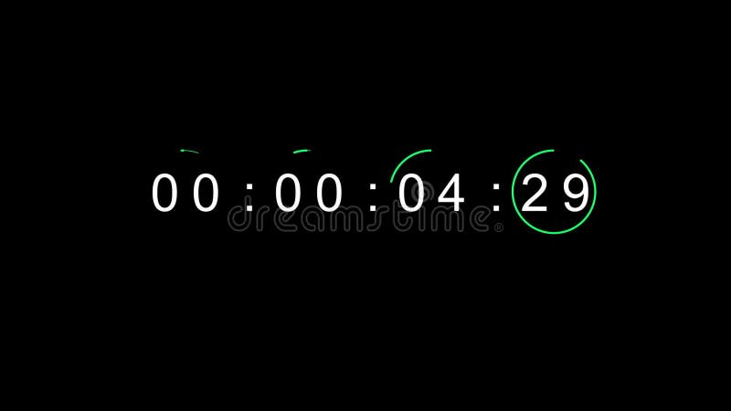 Countdown 10 Seconds, Alpha Channel, Timer, Countdown, Graphics, Green ...