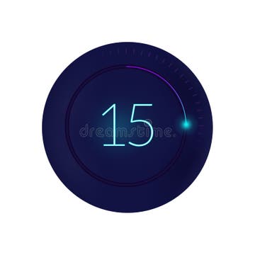 Countdown 15 Seconds Composition Stock Vector - Illustration of ...