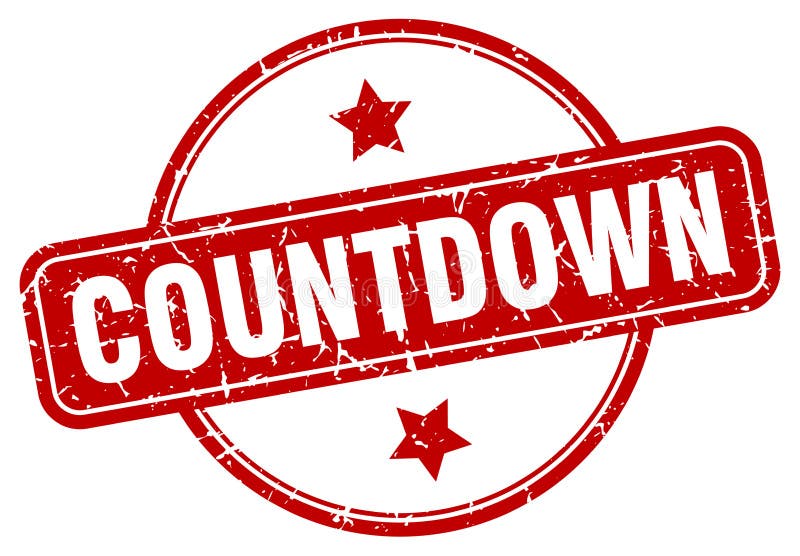 Countdown Stamp. Countdown Round Vintage Grunge Label Stock Vector ...