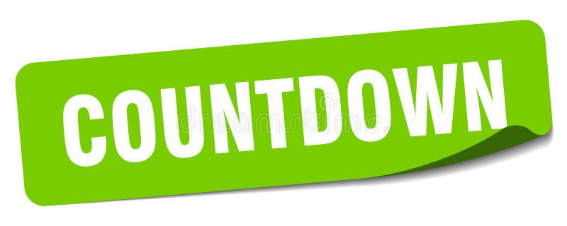 Countdown Sticker Stock Illustrations – 6,765 Countdown Sticker Stock ...