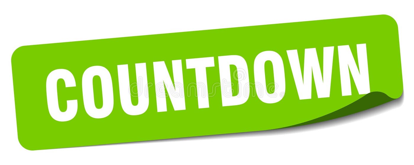 Countdown Sticker Stock Illustrations – 6,765 Countdown Sticker Stock ...