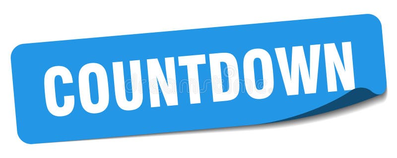 Countdown Sticker Stock Illustrations – 6,765 Countdown Sticker Stock ...