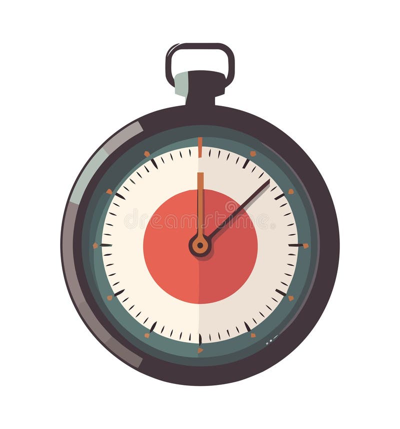 Countdown Symbol on Modern Clock Design Vector Stock Vector ...