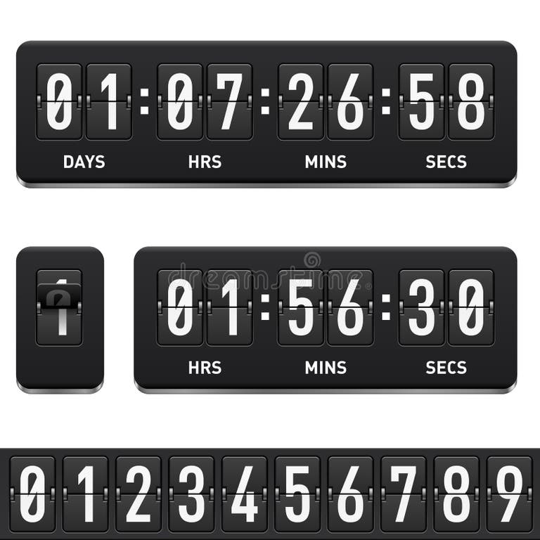 Countdown Timer Stock Illustrations – 121,087 Countdown Timer Stock ...