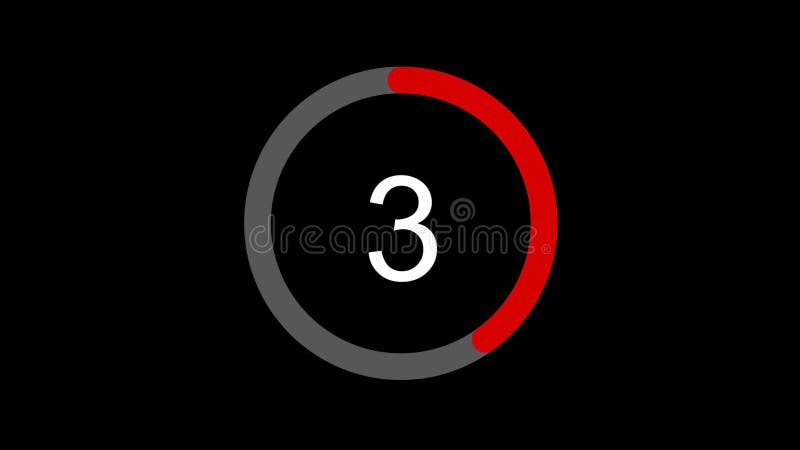 WORKOUT GYM Countdown Timer with Black Background Stock Footage - Video ...