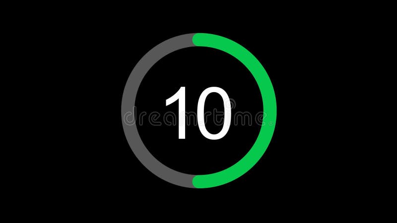 WORKOUT GYM Countdown Timer with Black Background Stock Video - Video ...