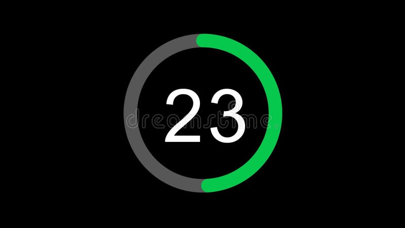 WORKOUT GYM Countdown Timer with Black Background Stock Video - Video ...