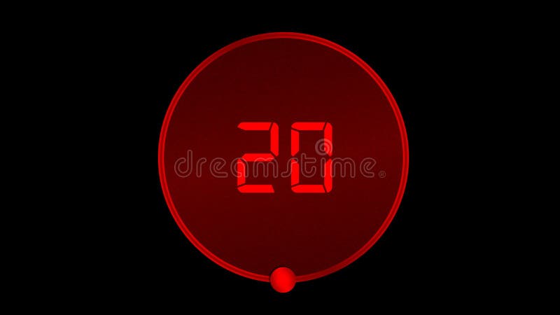 WORKOUT GYM Countdown Timer with Black Background Stock Footage - Video ...