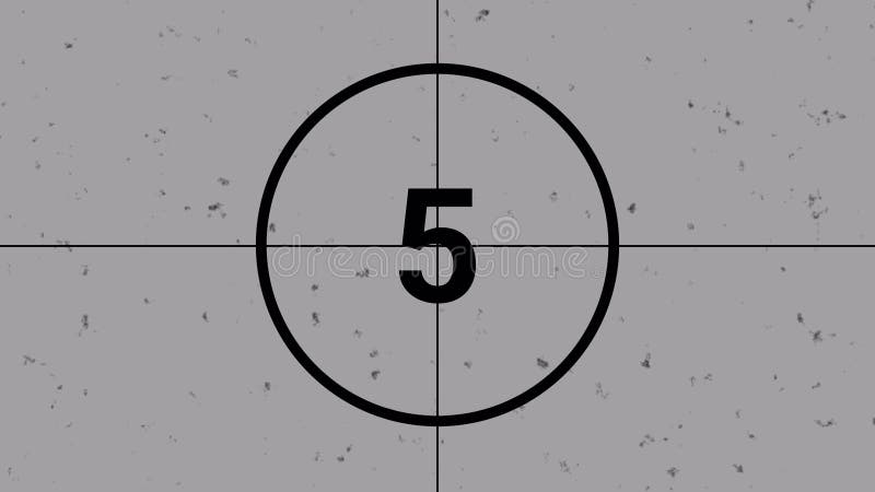 Countdown Timer with Glitch Effect and Digital Display Stock Footage ...