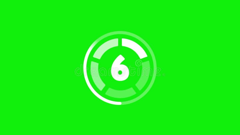 Countdown Timer with Green Screen Effect Stock Footage - Video of alarm ...