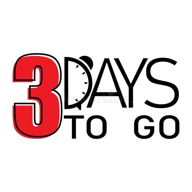 Countdown Timer Icon. Number Three Display. Bold 3 Numeral Focus ...