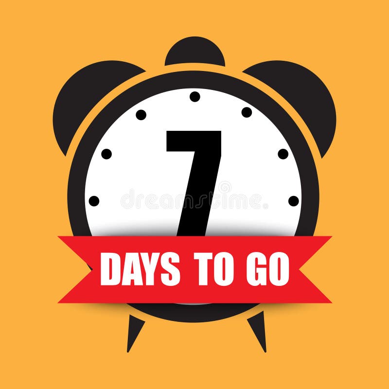 7 Days To Go Stock Illustrations – 617 7 Days To Go Stock Illustrations ...