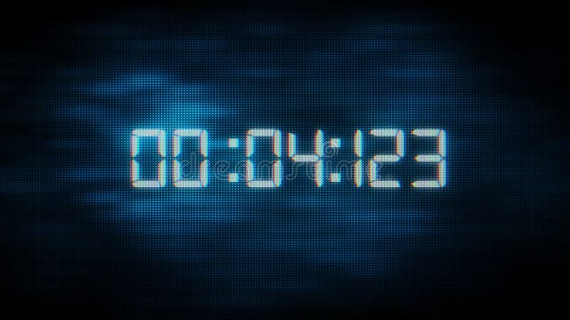 1 Minute Digital Clock Timer Green Screen 4k Animation Stock Video ...