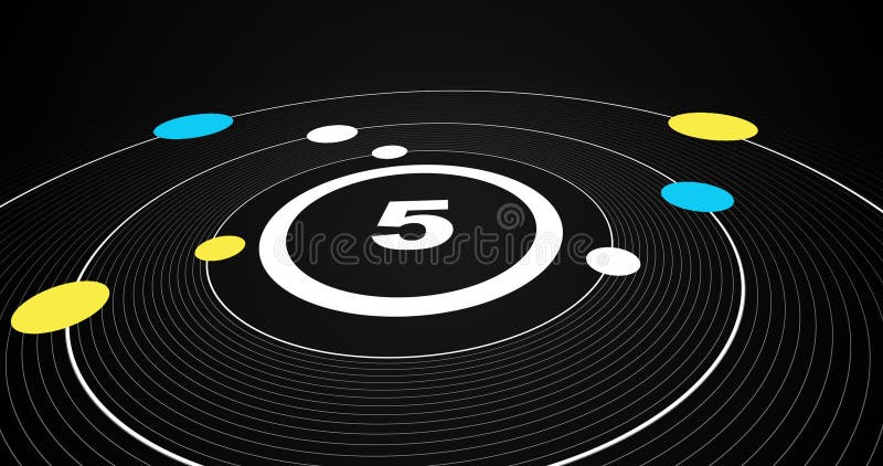 Countdown Timer from 10 To 0 Seconds in Realtime. Modern 3Ddesign of ...