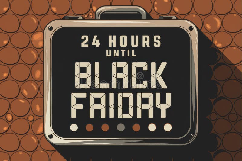 Bold Countdown Clock Black Friday Sale - Eye-Catching Promotional ...