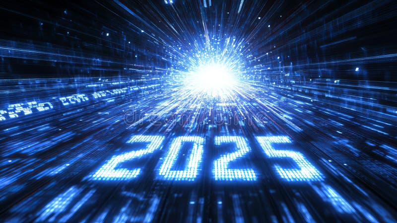 Countdown To Midnight: a Dynamic Visual with Sparkling Light Effects ...