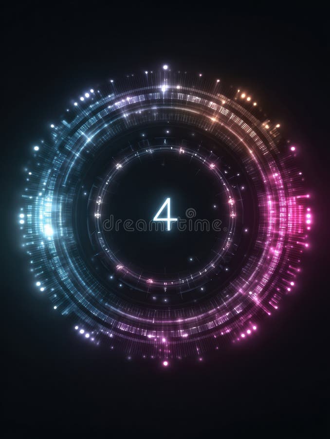 Countdown Wheel Glowing with Vibrant Colors Indicating Upcoming Reveal ...
