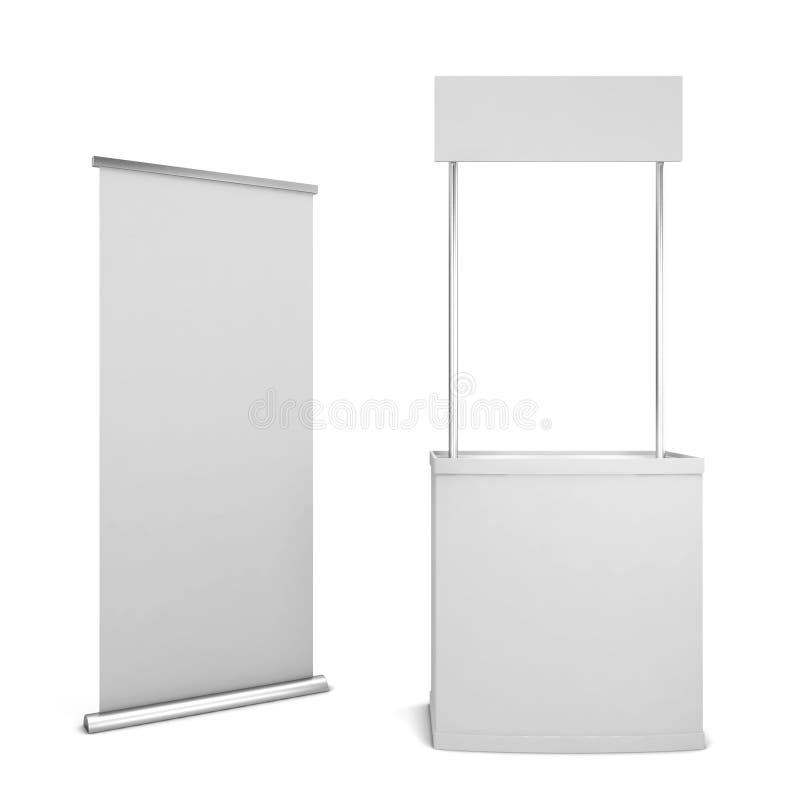 Roll up banner stock illustration. Illustration of panel - 38098855