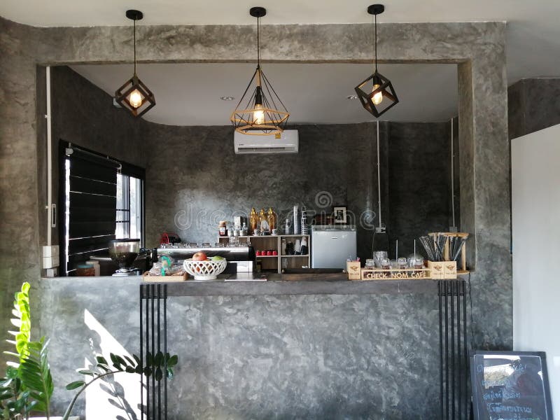 Counter cafe on bar stock photo. Image of counter, front - 171537742