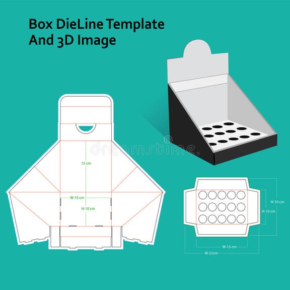 Counter Display Box Template Stock Illustrations – 1,446 Counter ...