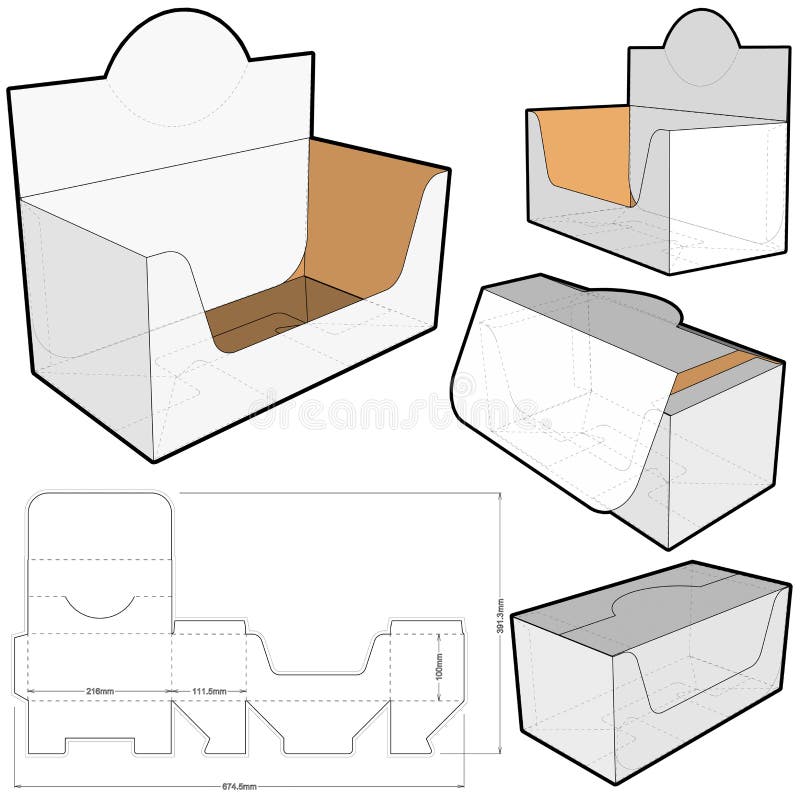 Counter Display Cut Pattern Stock Illustrations – 73 Counter Display ...