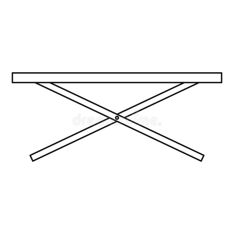 Counter Icon, Outline Style Stock Vector - Illustration of furniture ...