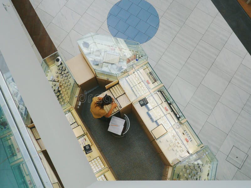 The Counter in a Mall, a Top View Editorial Image - Image of seller ...
