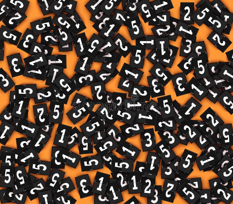 Counter with Numbers Background Stock Vector - Illustration of meter ...