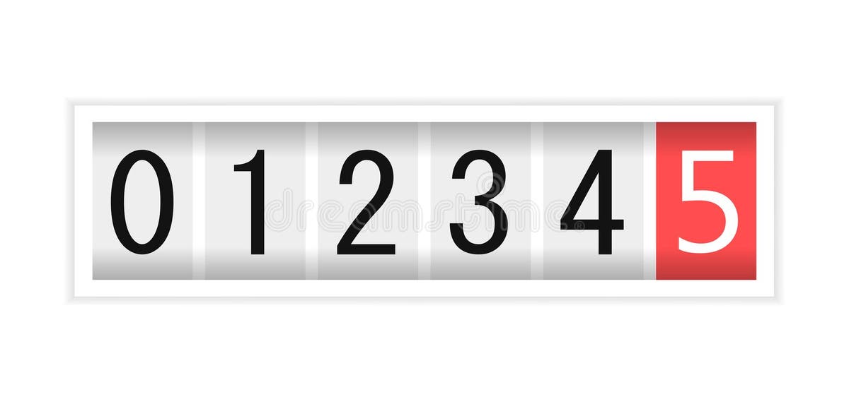 Numbers Meter Drawing Stock Illustrations – 130 Numbers Meter Drawing ...