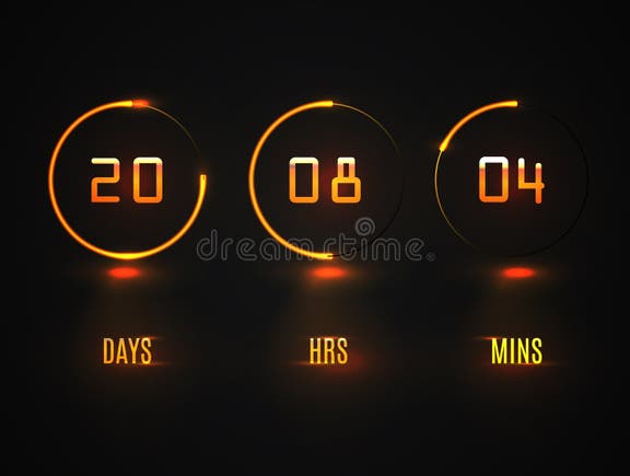 Day Countdown Timer Transparent Background Stock Illustrations – 481 ...