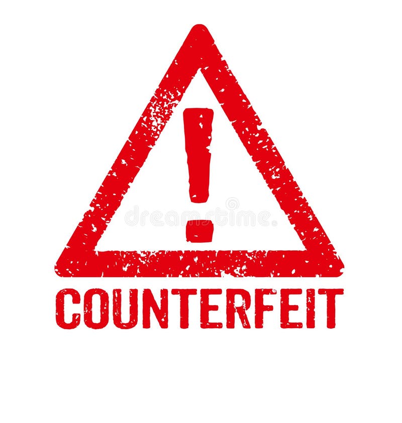 Counterfeit Forgery Rubber Stamp Stock Vector - Illustration of ...