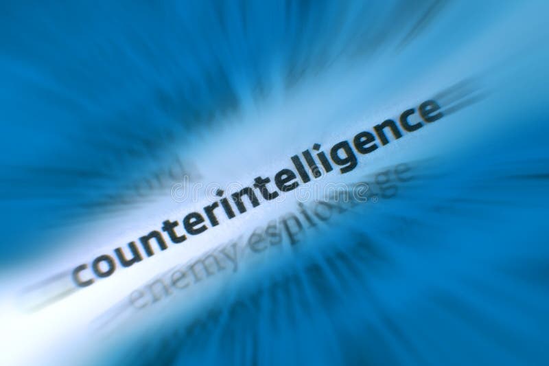Counterintelligence or Counterespionage Stock Image - Image of ...