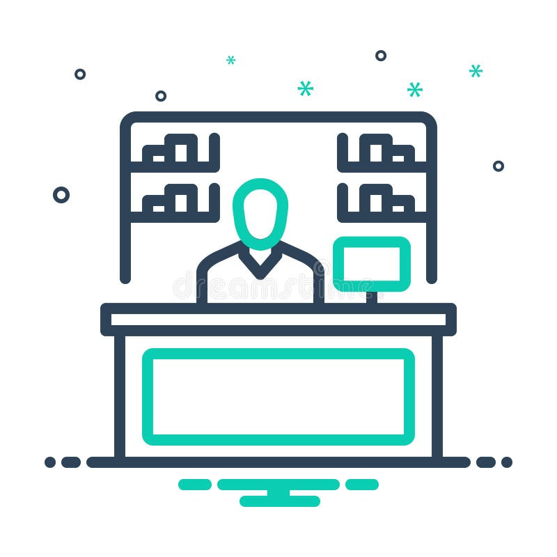 Mix Icon for Counters, Slug and Desk Stock Illustration - Illustration ...