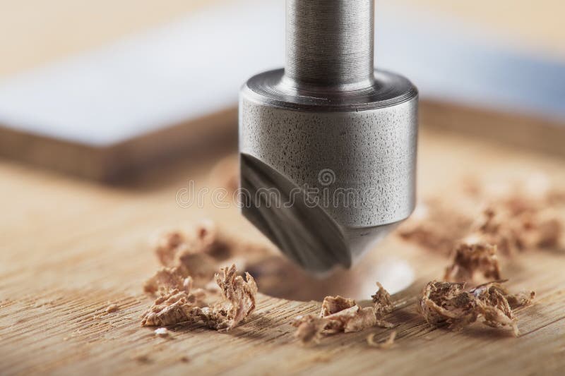 Countersink Drill Bit with Steel Triangle Ruler Make Sink in Hole for ...