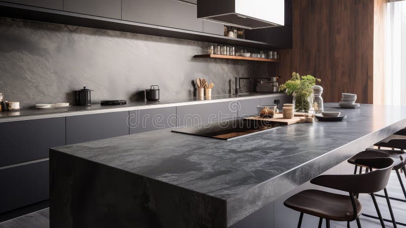 Countertop Gray Marble Texture Stock Illustration - Illustration of ...