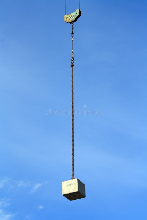 Counterweight Suspended in the Air Stock Photo - Image of hanger, climb ...