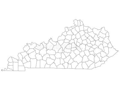 Kentucky Map Counties Stock Illustrations – 712 Kentucky Map Counties ...
