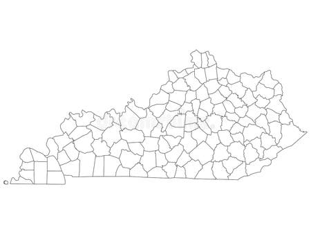 Kentucky Map Counties Stock Illustrations – 712 Kentucky Map Counties ...
