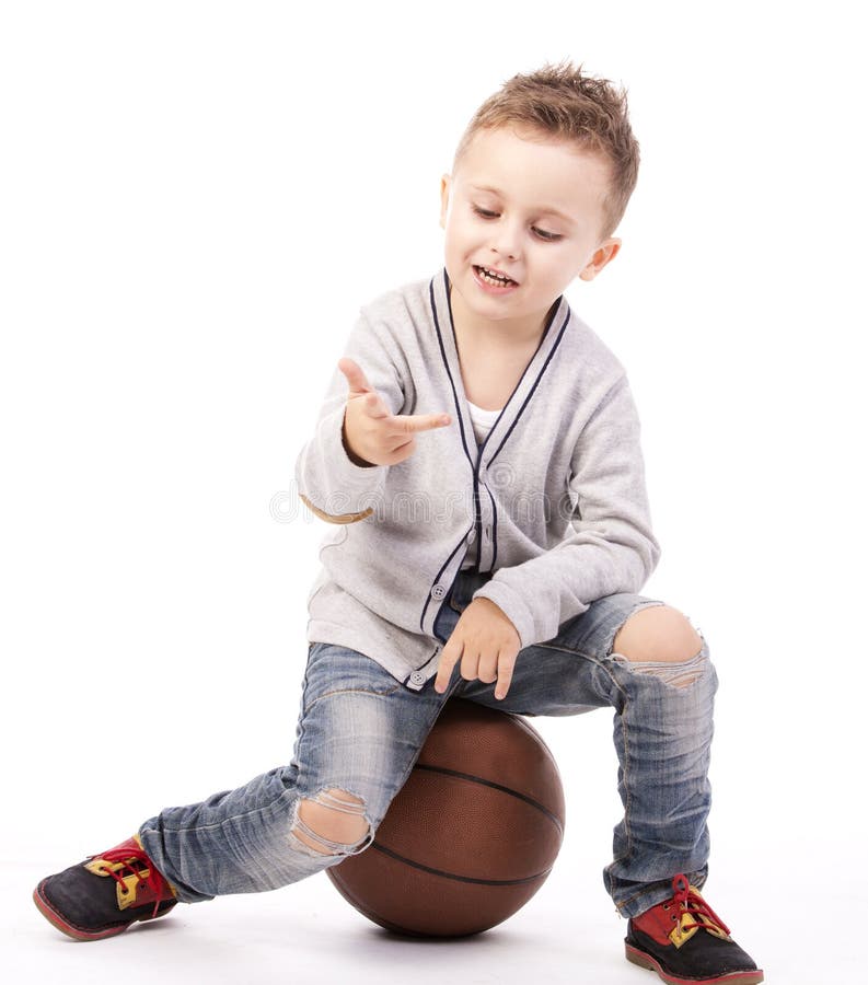 Boy Doing Homework and Counting Using Fingers Stock Photo - Image of ...