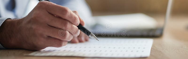 Counting All the Numbers before Making Final Report Stock Photo - Image ...