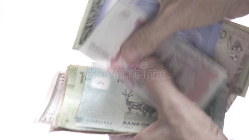 Counting Bills from Different Countries, Loopable Stock Footage - Video ...