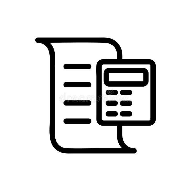 Counting The Data Icon Vector Isolated Contour Symbol Illustration