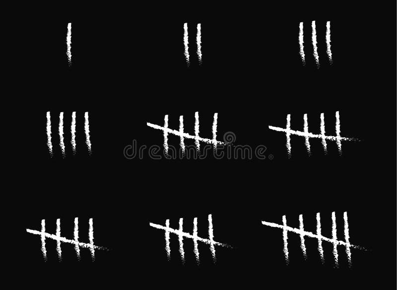 Counting Days stock vector. Illustration of count, cross - 29286439