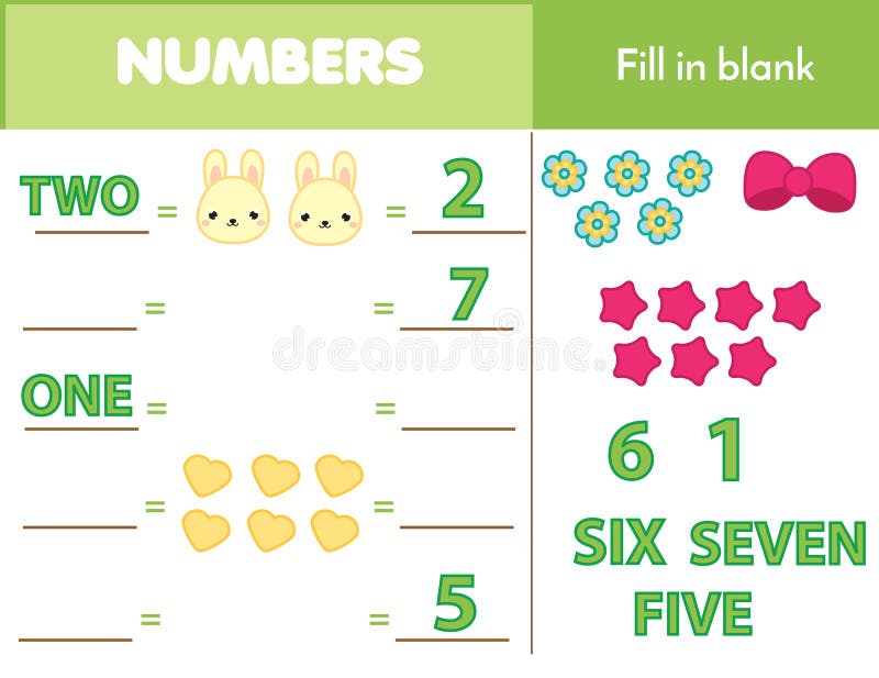 Mathematics Worksheet. Educational Game for Children. Learning Counting ... Mathematics Worksheet. Educational Game for Children. Learning Counting ...