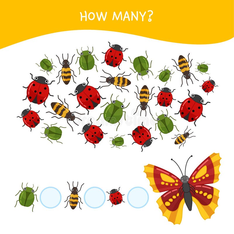 Counting Insects Stock Illustrations – 179 Counting Insects Stock ...