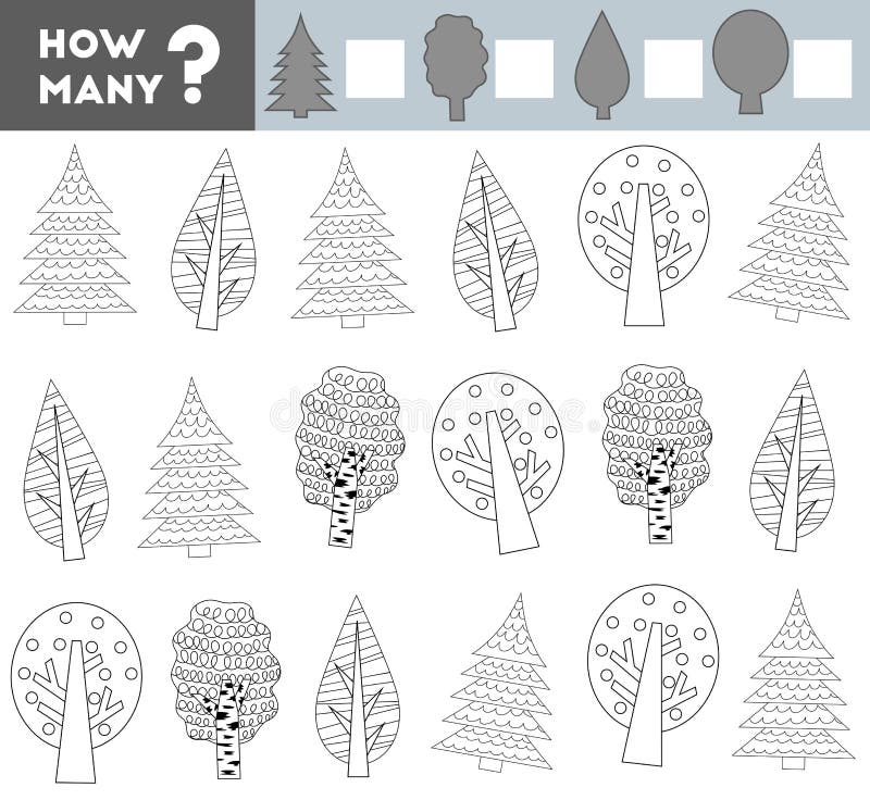Counting Game for Children. Educational a Mathematical Game. Count How ...