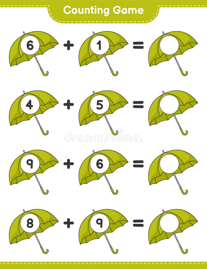 Umbrella Counting Stock Illustrations – 270 Umbrella Counting Stock ...