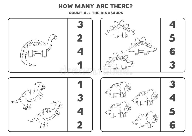 Dinosaurs Numbers Stock Illustrations – 194 Dinosaurs Numbers Stock ...